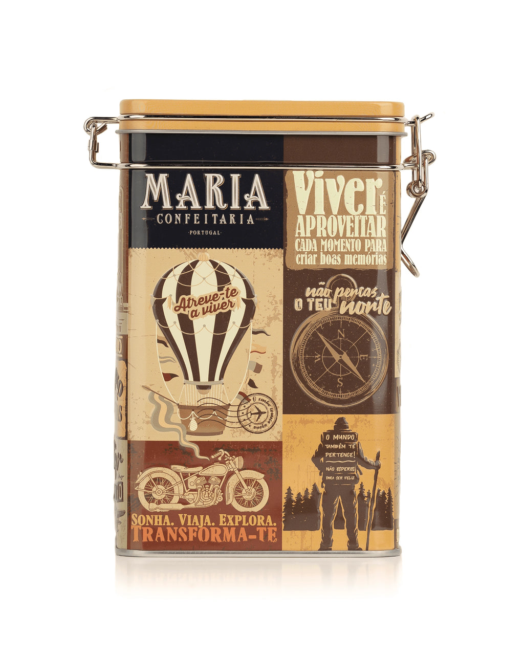 Tin of Artisanal Cookies Travel Maria Confeitaria – Nómada Chocolates
