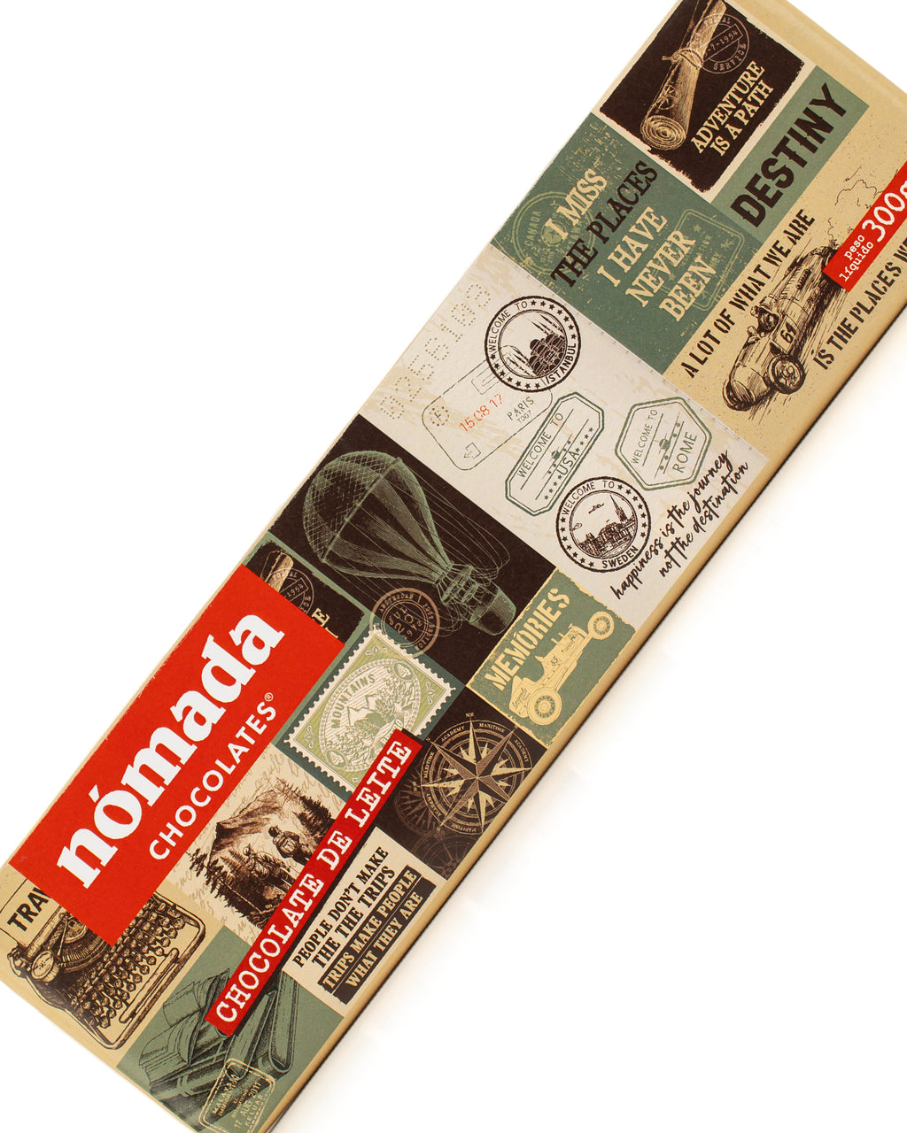 Milk Chocolate "Viagem" 300g – Nómada Chocolates