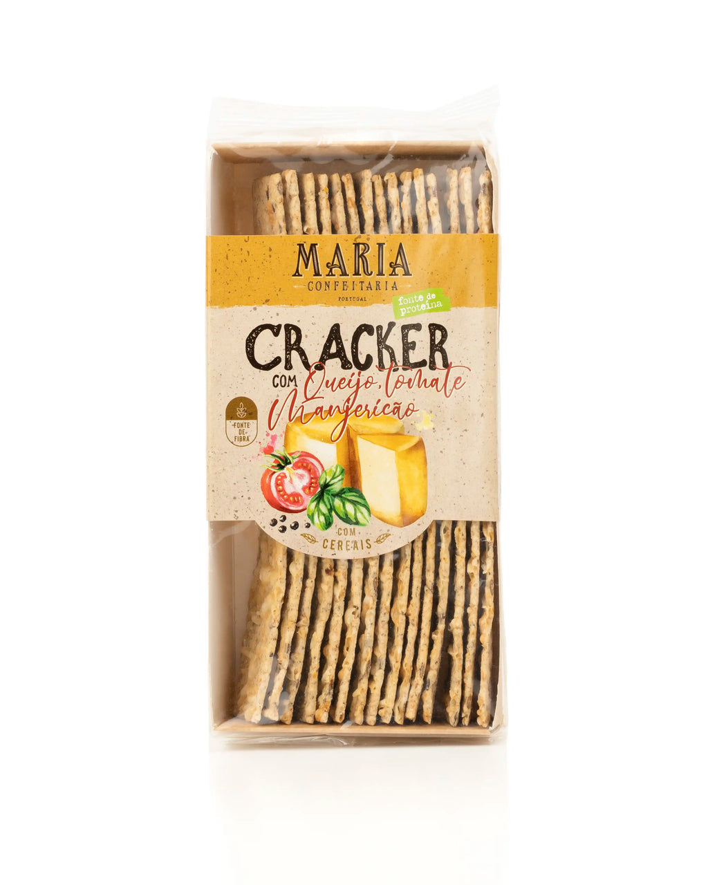 Crackers with Cheese, Tomato and Basil Maria Confeitaria 130g – Nómada ...